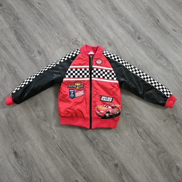 Disney | Jackets & Coats | Disney Pixar Cars Lightning Mcqueen Racing ...